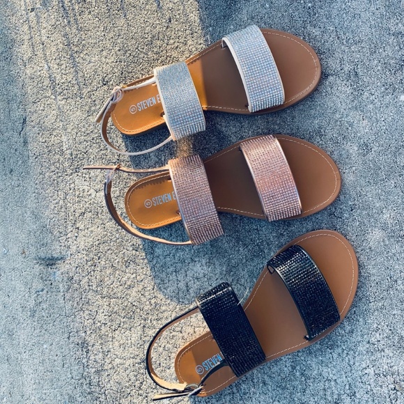Shoes | Diamond Studded Sandals | Poshmark